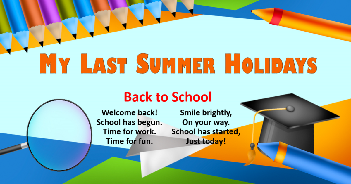 Lesson Plan and ppt "My Last Summer Holidays" | Презентація. Англійська ...