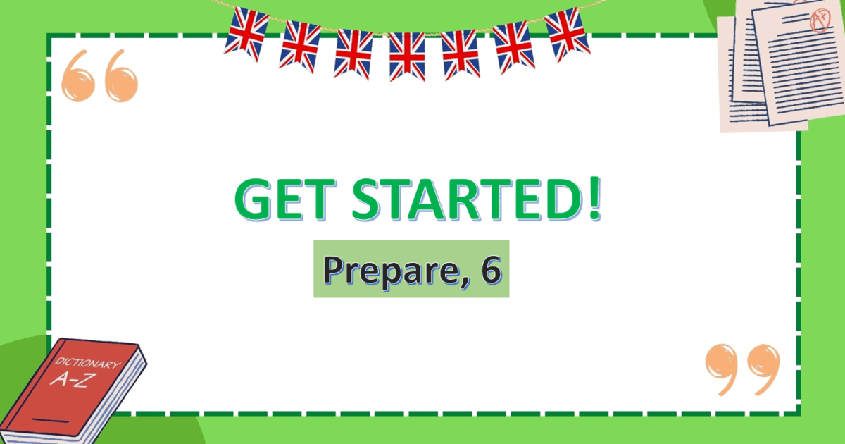 НУШ - Інтерактивна презентація до підручника PREPARE, 6 "Get started ...
