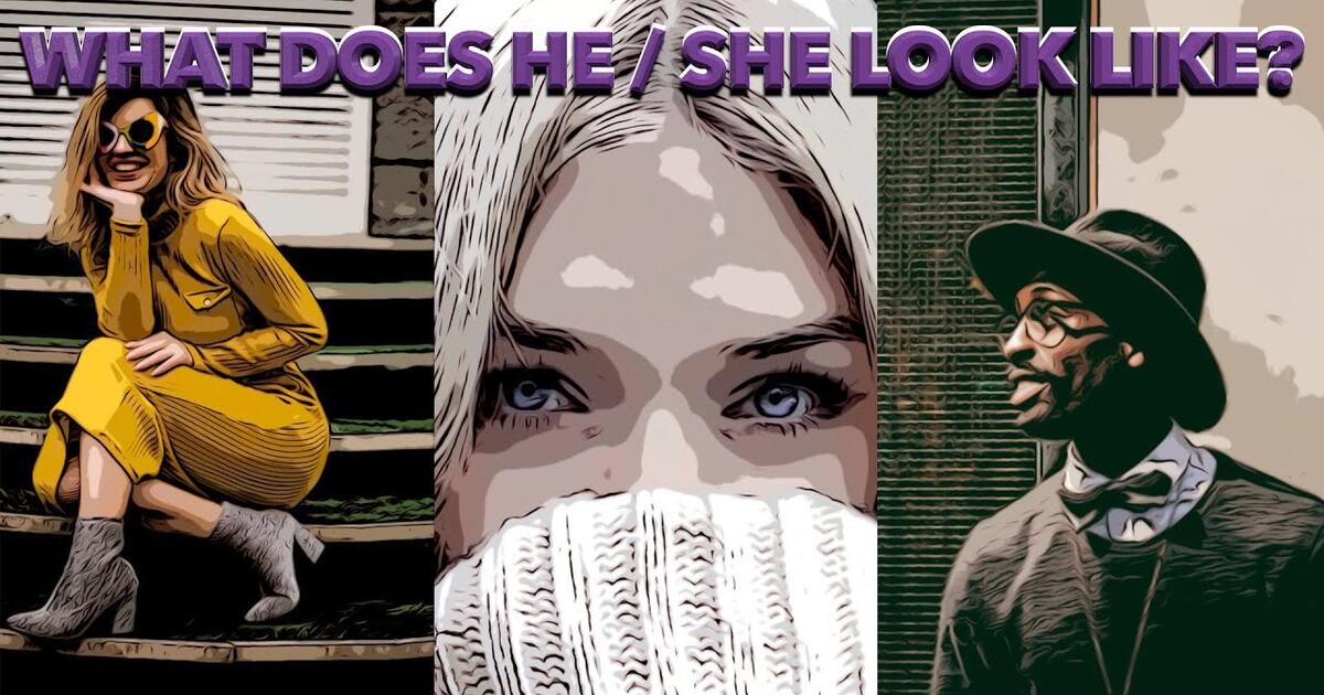 Презентація з англійської мови What does he/she look like ...