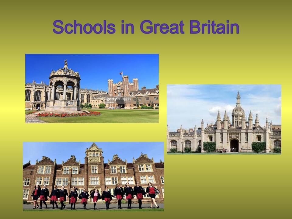 Презентація з теми "Schools in Great Britain" | Презентація. Англійська ...