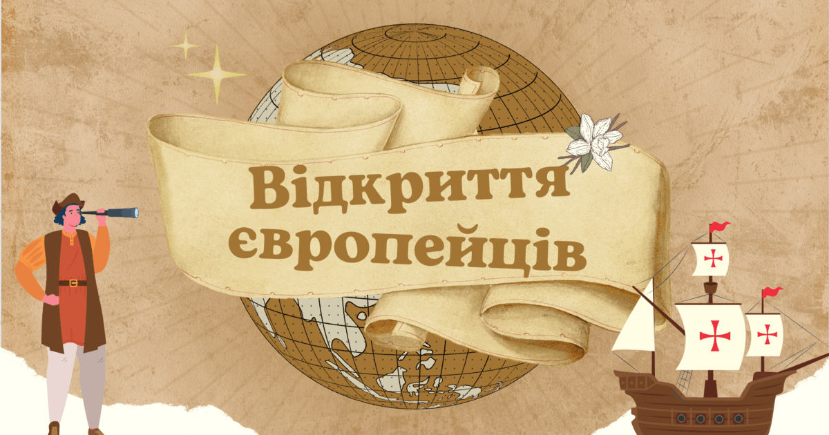 Інтерактивна презентація 8 клас 2023 Урок № 2 "Відкриття європейців ...
