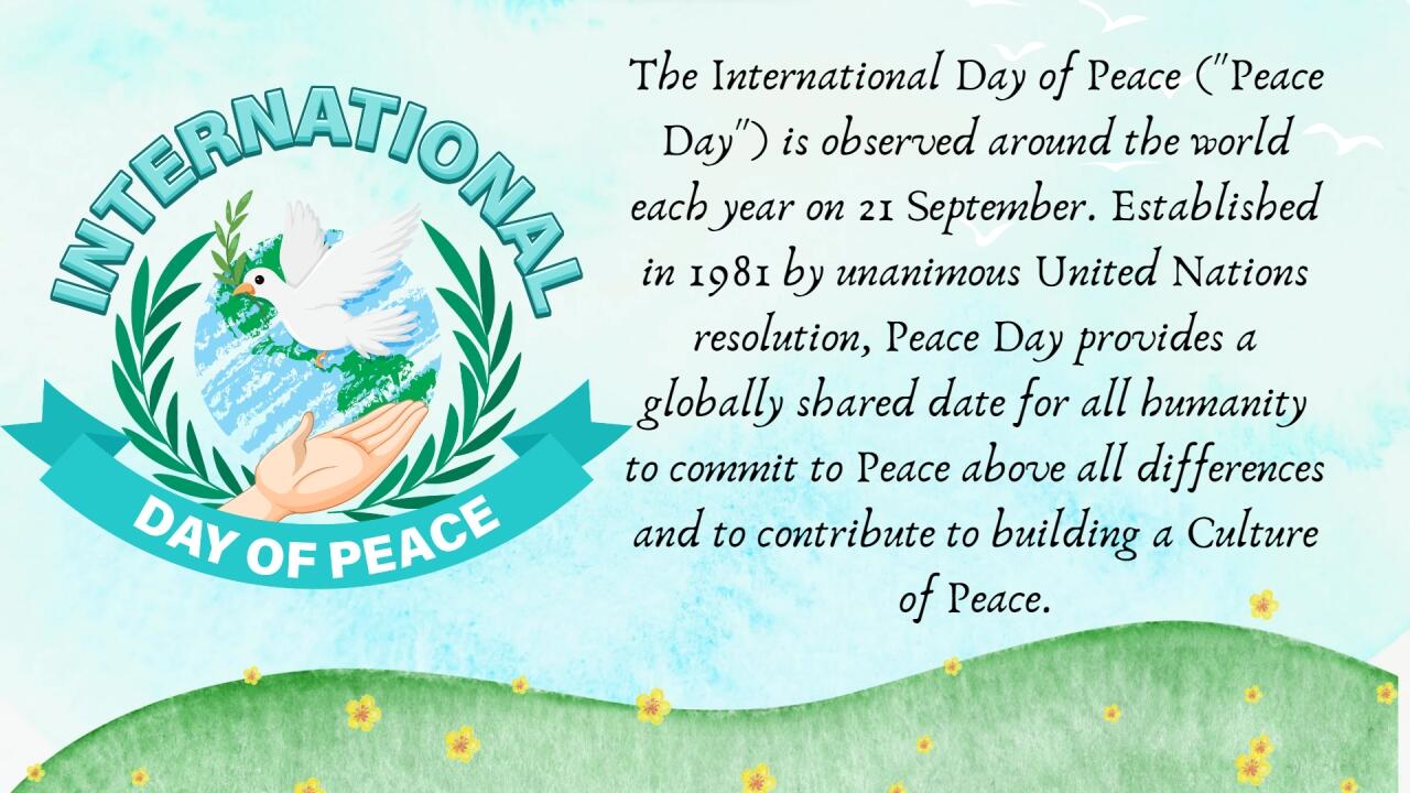 День Миру на уроці англійської мови Peace Day / World Peace Day ...