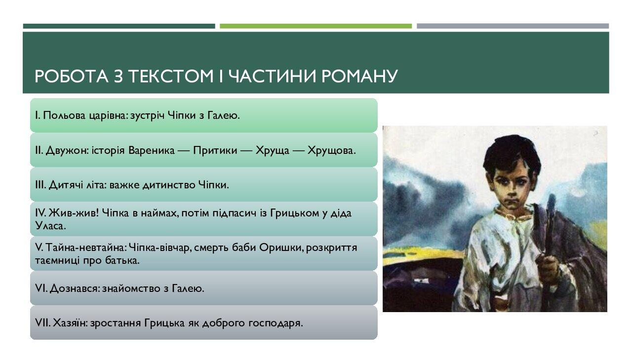 Презентація Широта представлення народного життя Робота з текстом 1 4 частин роману Хіба