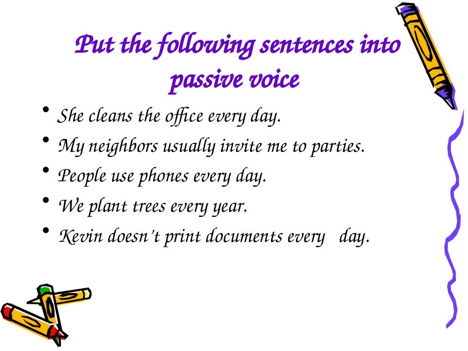 Презентація "Present Simple Passive Voice" | Презентація. Англійська мова
