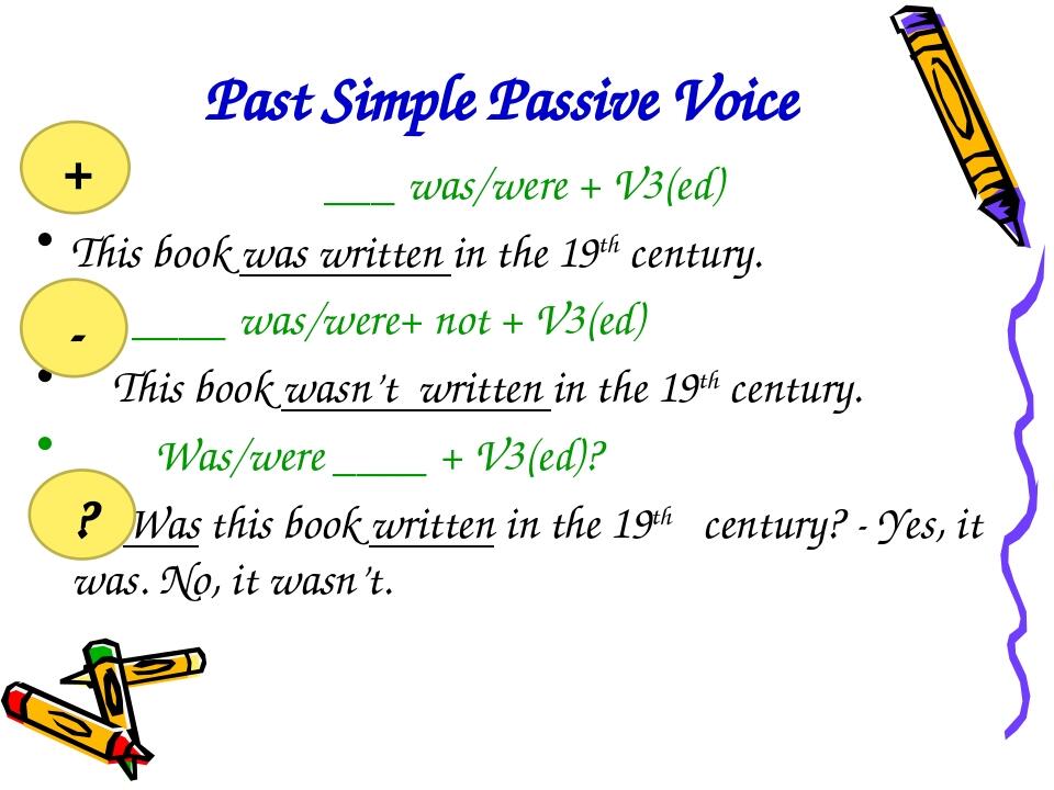 Презентація "Past Simple Passive Voice" | Презентація. Англійська мова