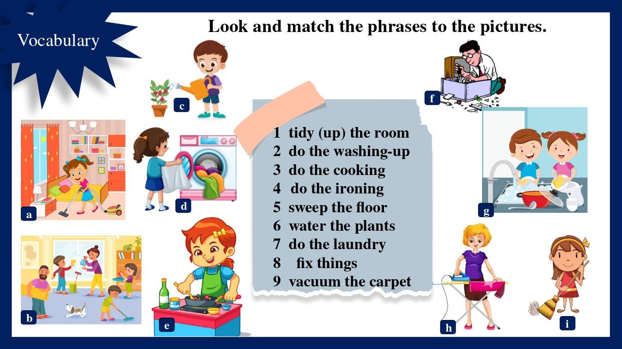 Презентація " Doing Chores. Listening & Vocabulary " | Презентація ...