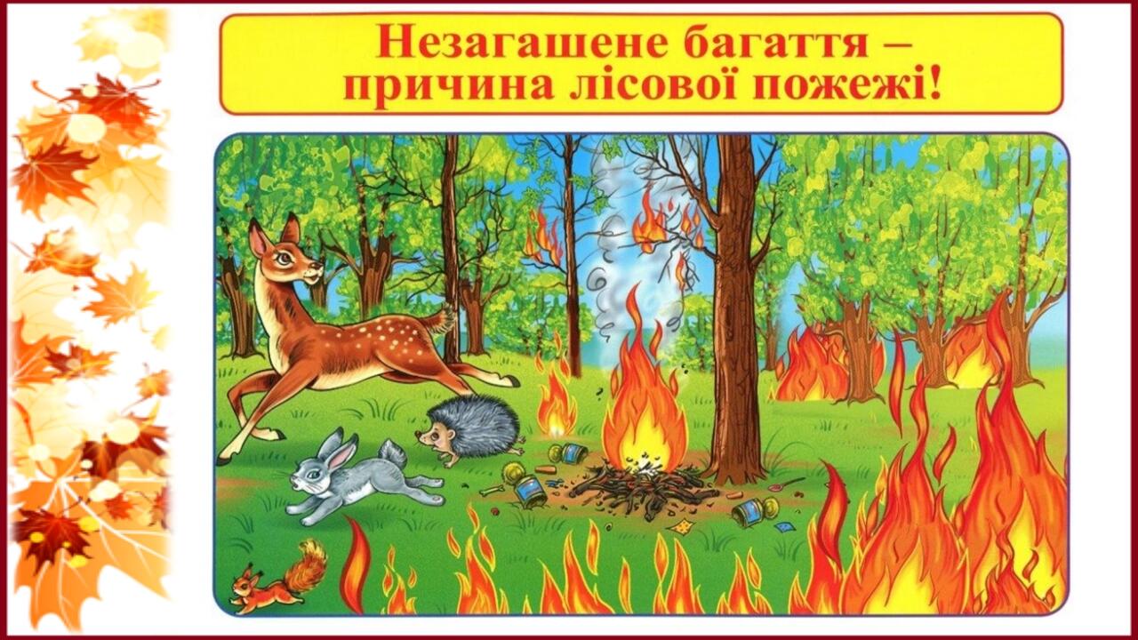 Правила поведінки під час осінніх канікул Презентація Група