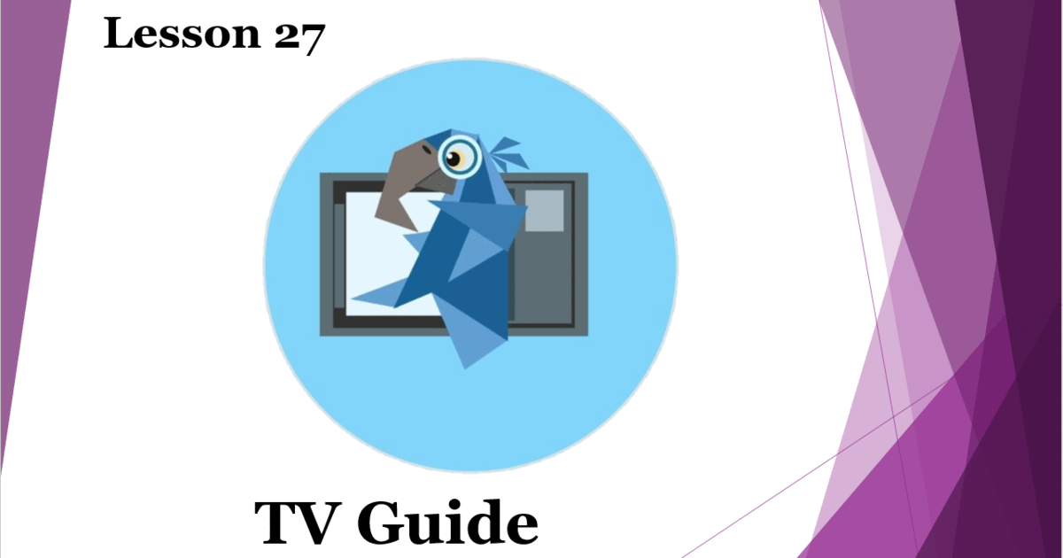 Form 9. Lesson 27. TV Guide. | Презентація. Англійська мова