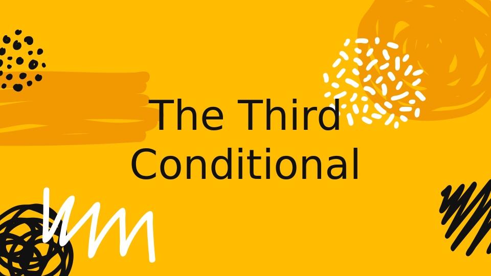 Презентація на тему "3-rd Conditional" | Презентація. Англійська мова