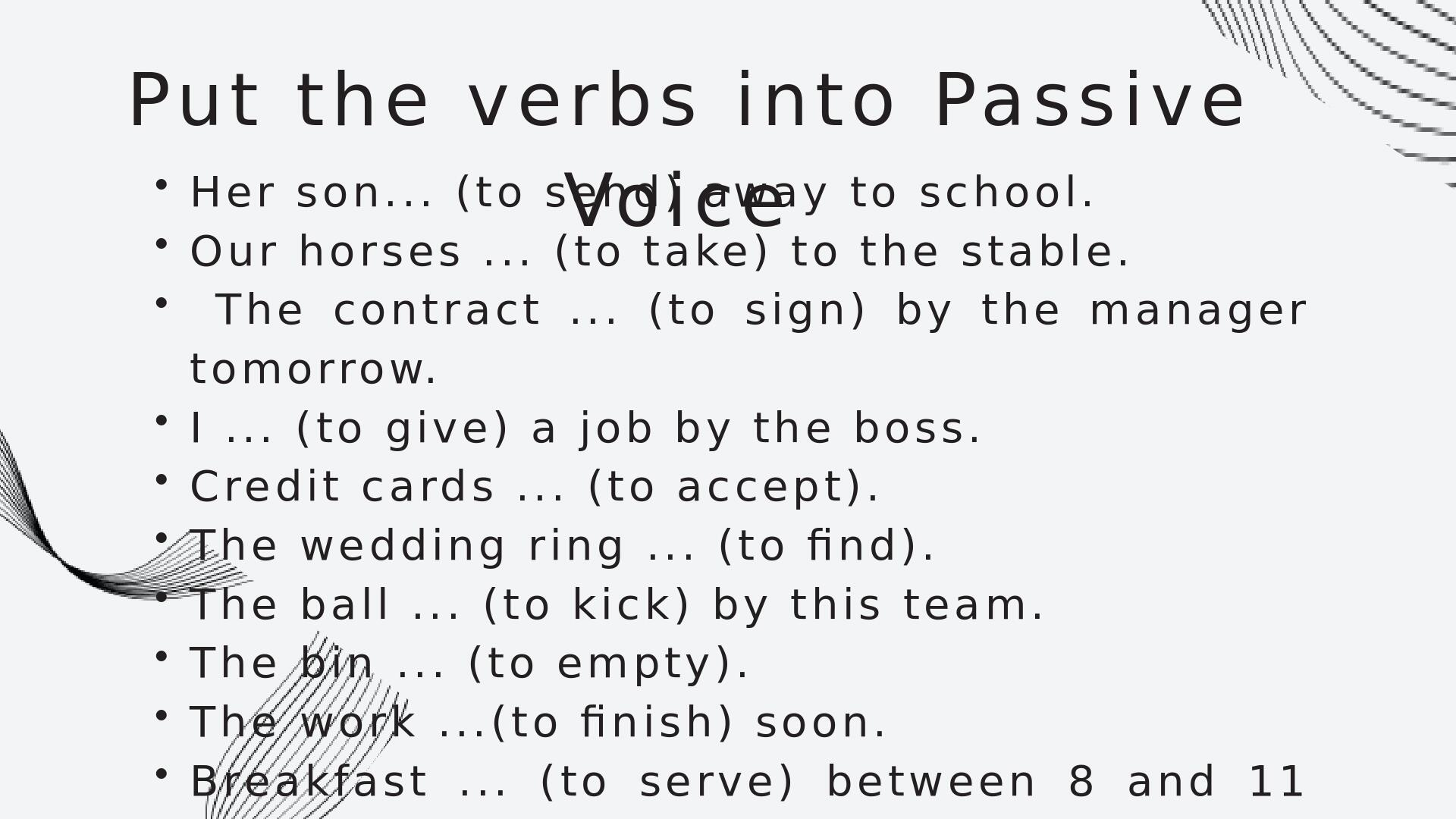 Презентація "Future Simple Passive Voice" | Презентація. Англійська мова