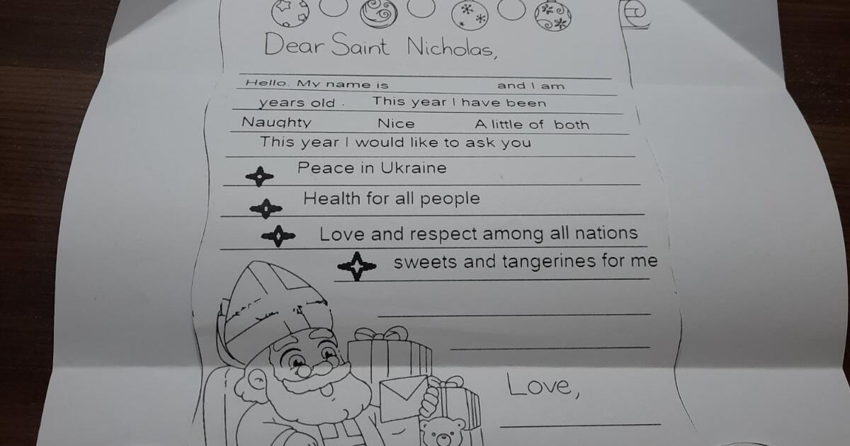 Lapbook-Letter to Saint Nicholas