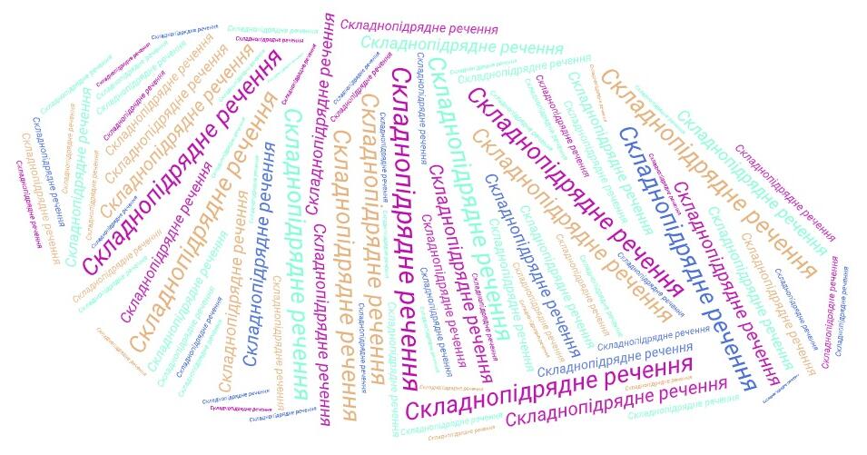 Контрольна робота Складнопідрядне речення 9 клас Тест Українська мова