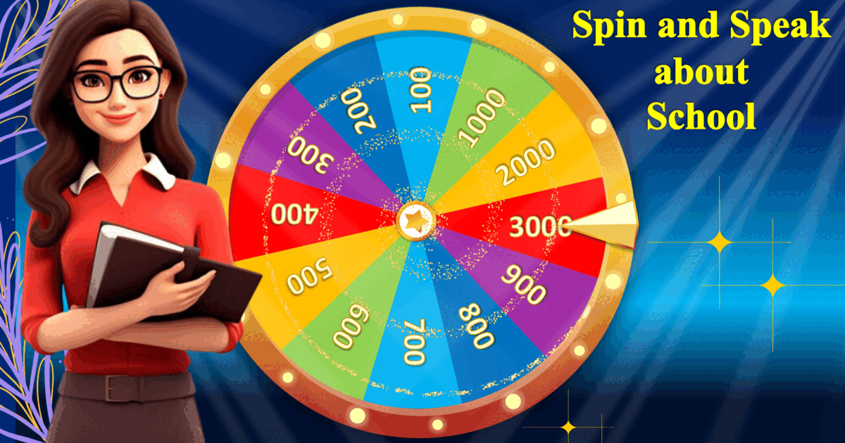Spin and Speak. School | Презентація. Англійська мова