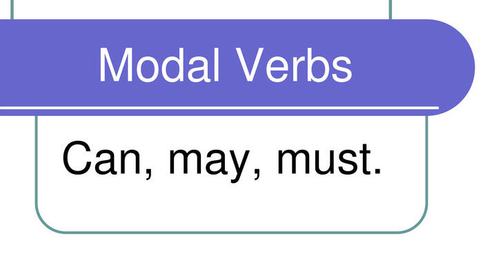 Картка модальні дієслова "Can May Must" | Ілюстрації. Англійська мова