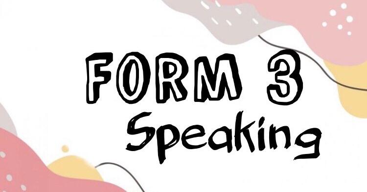 Form 3. Speaking. Діагностувальна робота з мовлення (1 семестр) | Тест ...