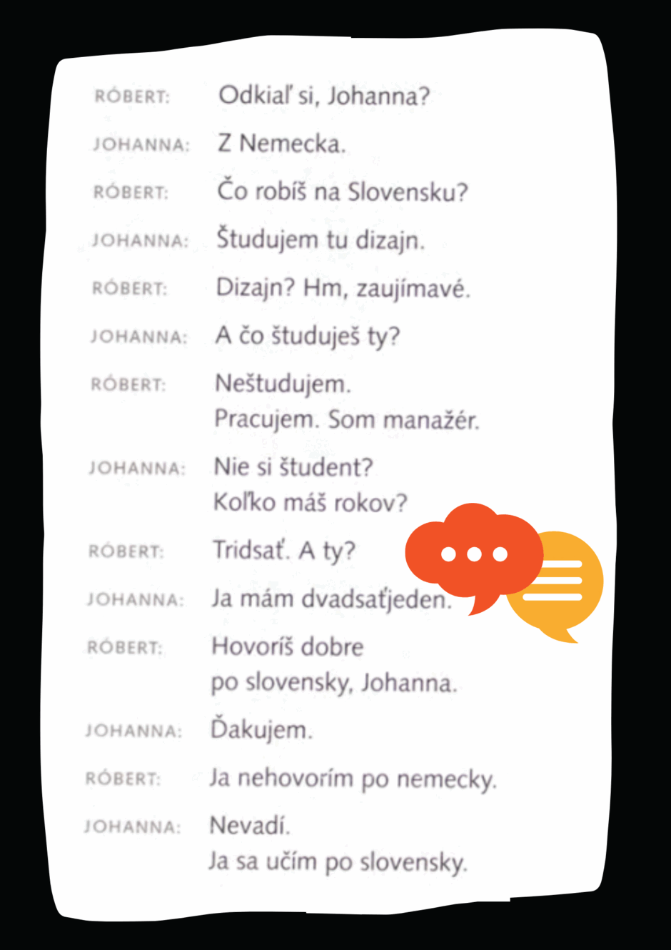 Formálna a neformálna komunikácia | Урок на 6 завдань. Різне