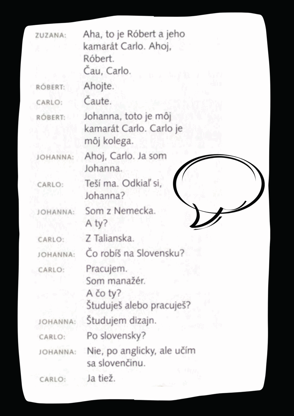Formálna a neformálna komunikácia | Урок на 6 завдань. Різне
