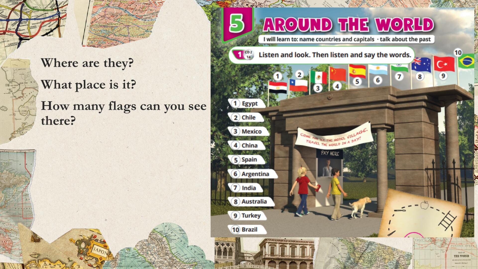 Презентація до підручника "Quick Minds 4" (Around the world) | Презентація. Різне