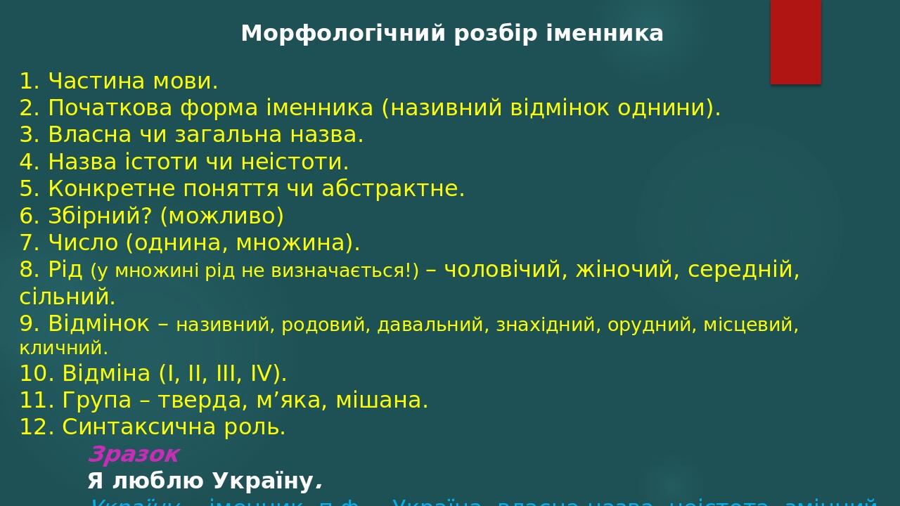 Презентація Відміни й групи іменників 6 клас НУШ Презентація