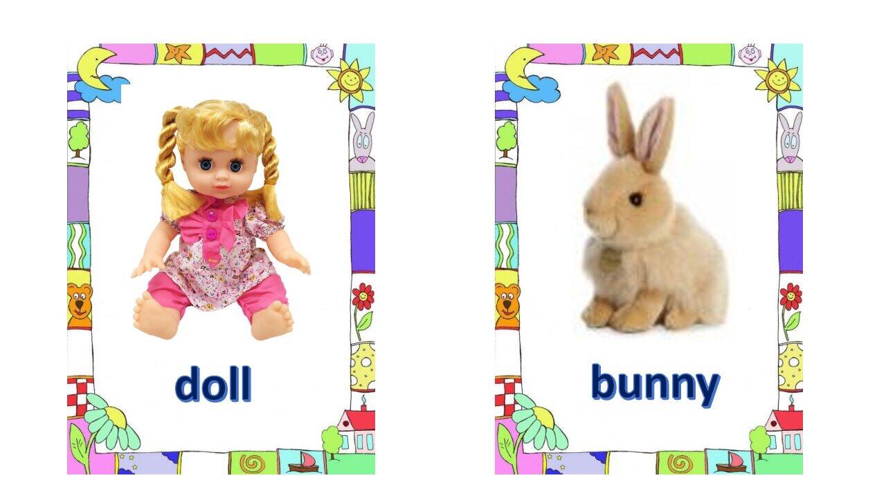 My Toys (flash cards) | Ілюстрації. Англійська мова